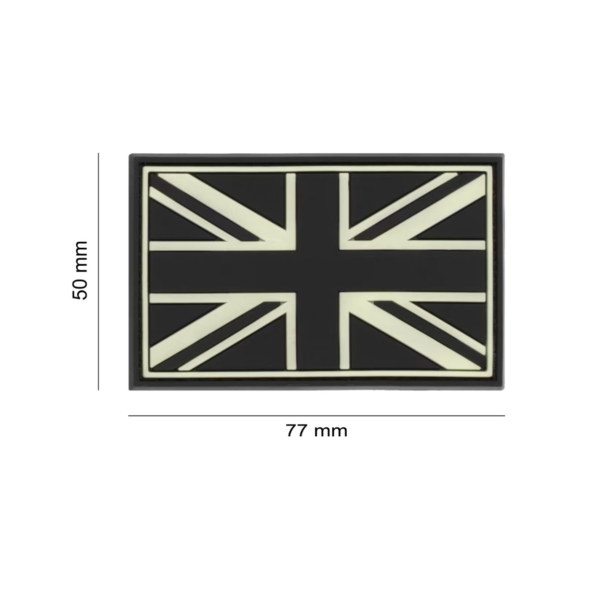 Grande Bretagne Patch PVC Phosphorescent